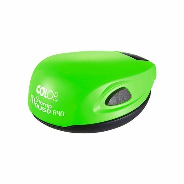 Оснастка для печати карманная Stamp Mouse R40, цвет зеленый неон