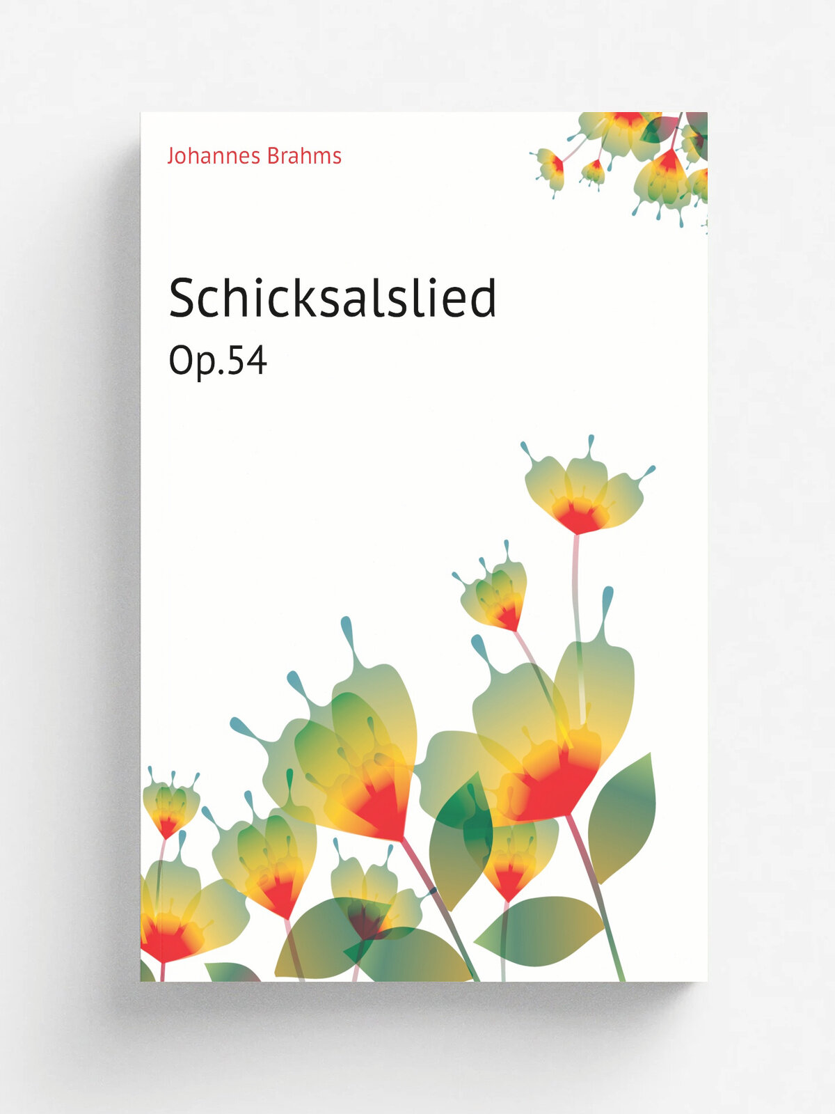 Schicksalslied. Ор.54 | Johannes Brahms | 1868 | Репринт