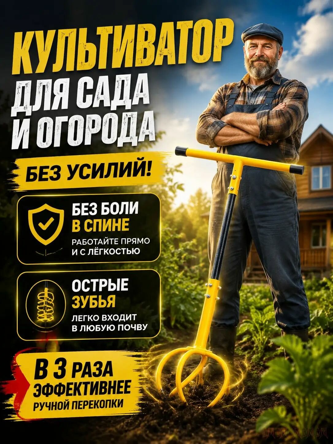 Культиватор ручной