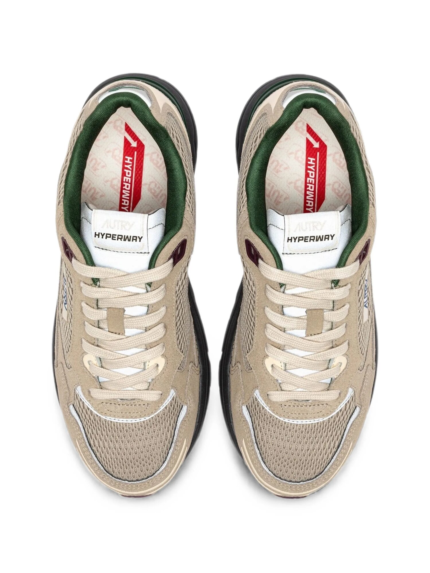 Кроссовки AUTRY Hyperway mesh-panel low-top sneakers, размер 46, разноцветный — фото 1