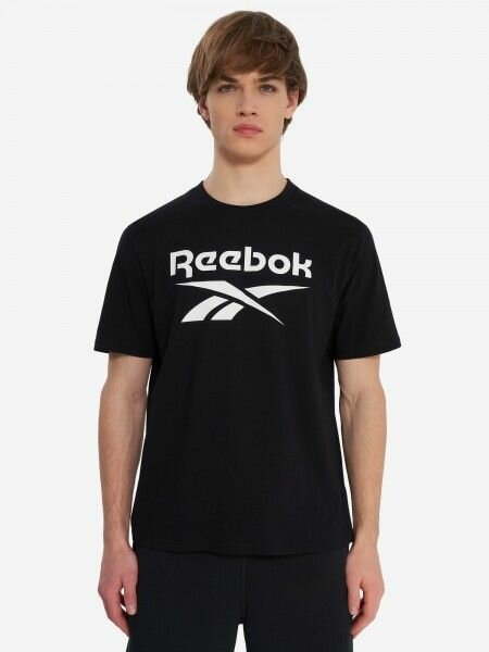 Футболка спортивная Reebok, размер M, черный — фото 1