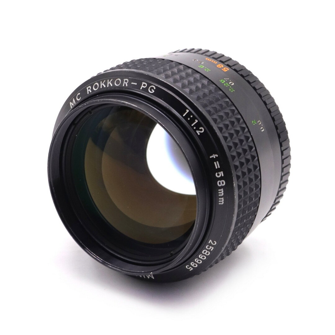 Объектив Minolta MC Rokkor-PG 58mm f/1.2 (Japan)