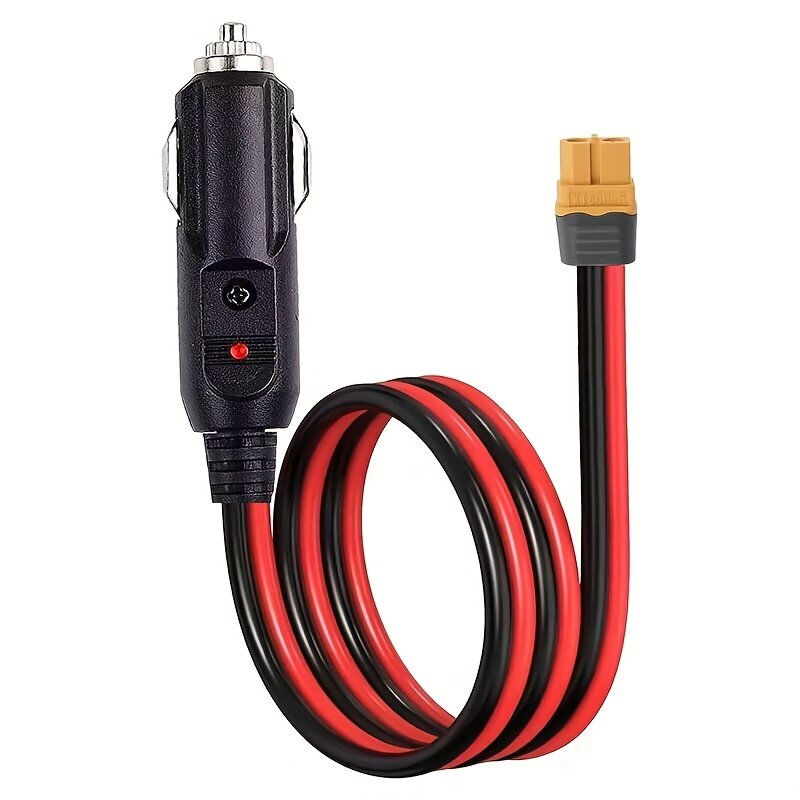 Кабель-адаптер XT60 для автомобильных фар 14 AWG 12V-24V с разъемом прикуривателя быстросъемный удлинитель для противотуманных и LED фар
