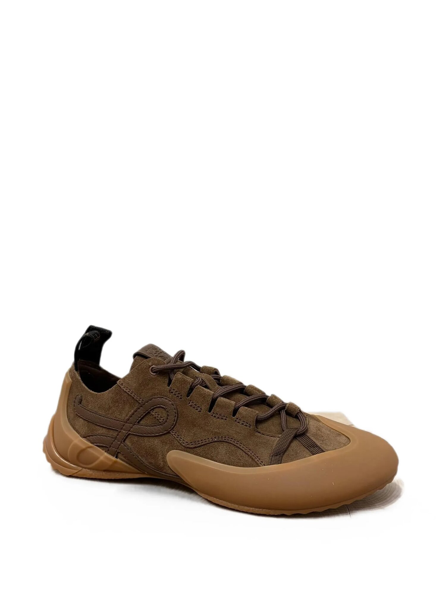 Кроссовки Grip lace-up suede sneakers