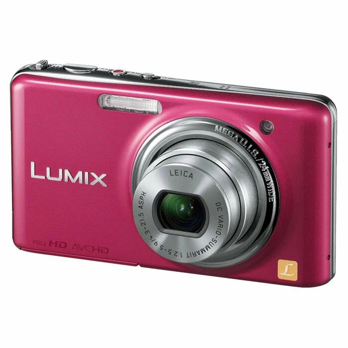 Panasonic Lumix DMC-FX77 Pink Цифровой компактный фотоаппарат Made in Japan