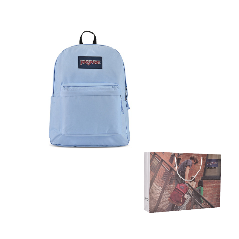 Рюкзак унисекс JanSport тканевый для ноутбука среднего размера Bell Blue