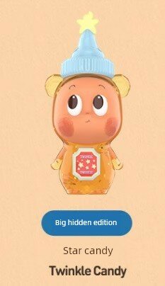 Фигурка POPMART The Monsters Star People Mix & Match Series Blind Box, маленький скрытый Сахарная вата