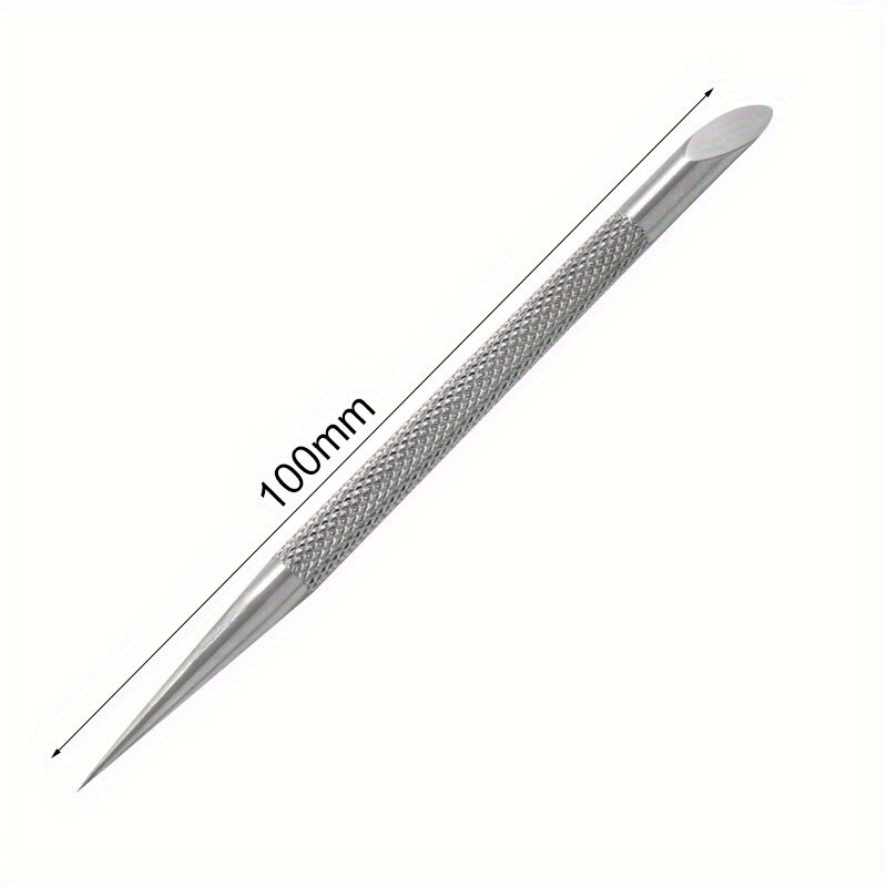 Двусторонняя палочка для кутикулы из нержавеющей стали, модель B