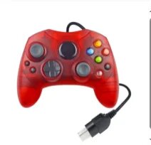 Проводной геймпад для Xbox Clear red