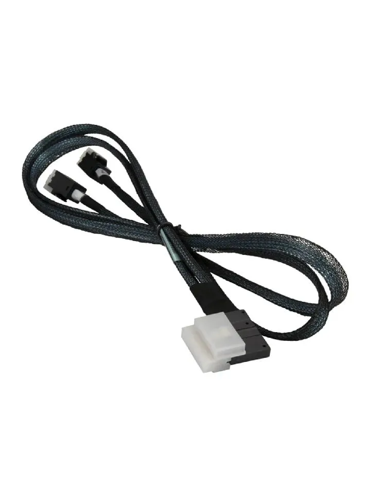 Кабель интерфейсный Amphenol CBL-8654-8643-SAS-08 Cable, x8 SFF-8654 to 2x4 SFF-8643 (SAS Connections), 0,8 м