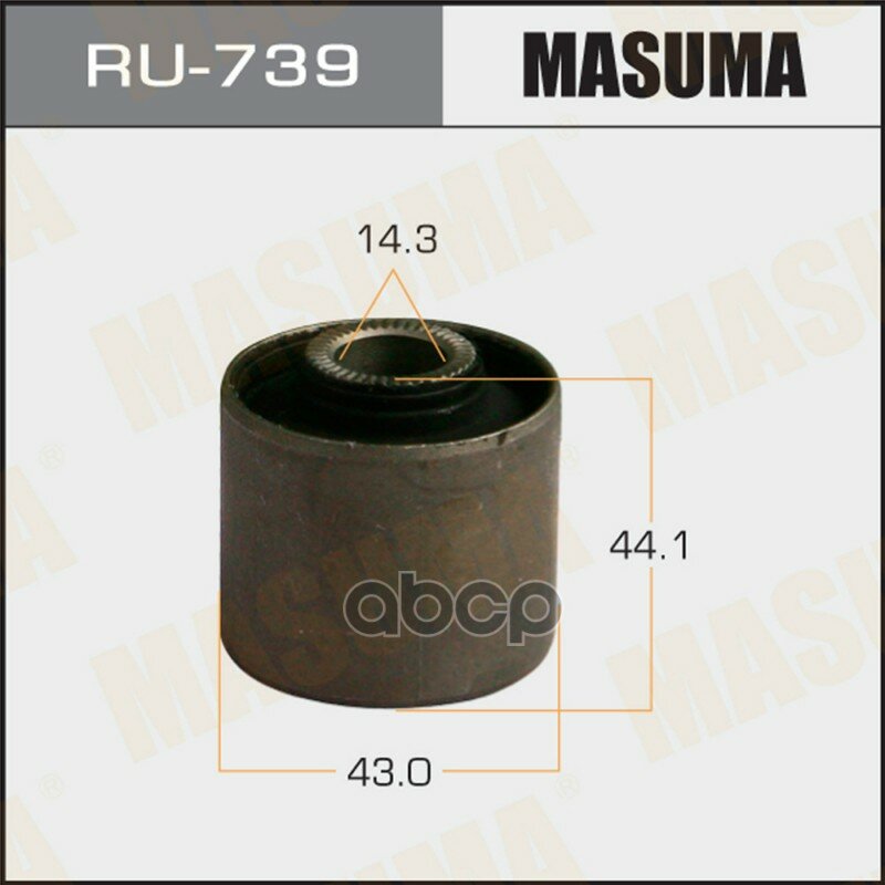 Сайлентблок задн. Masuma арт. RU-739