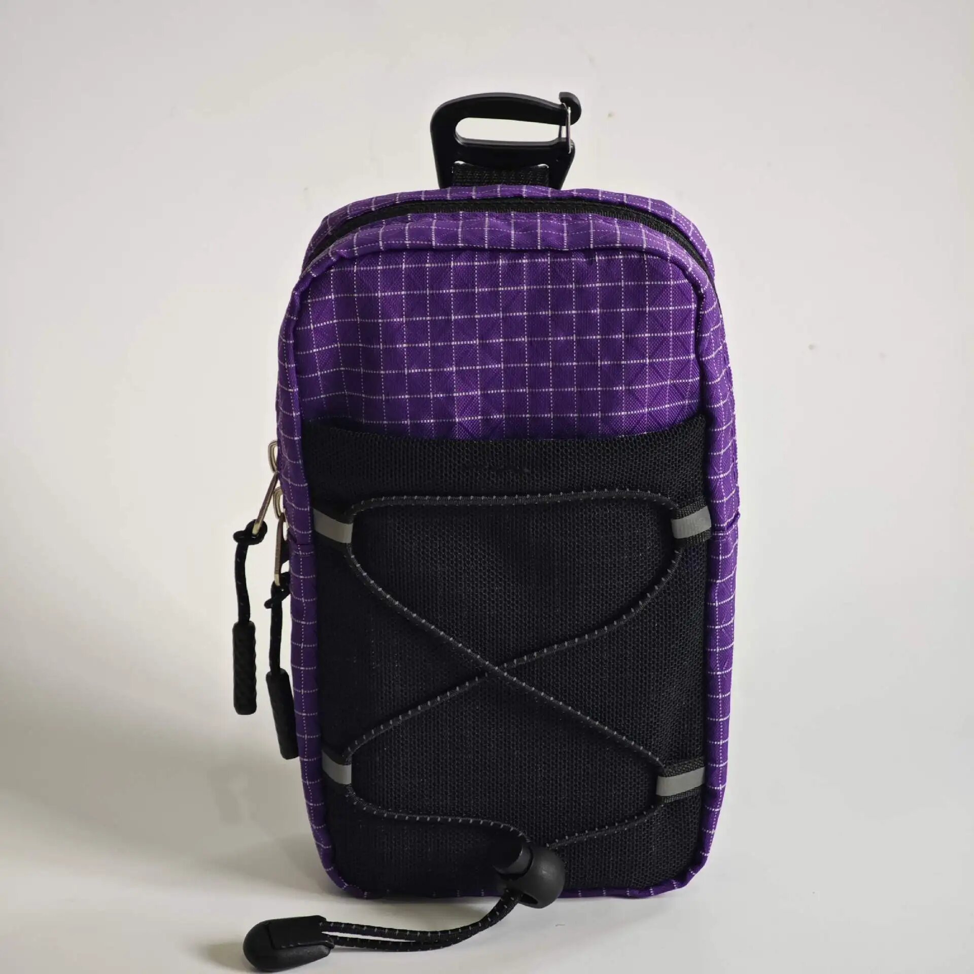 Рюкзак из нейлона Фиолетовый, Purple black rope