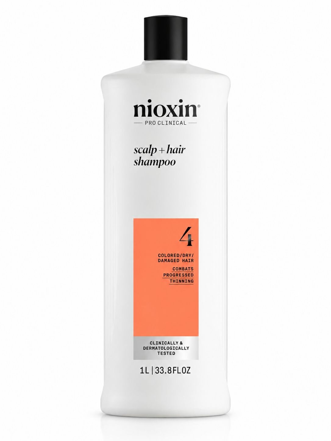Nioxin - System 4 Scalp + Hair Shampoo, Шампунь для окрашенных и редеющих волос, 1000 мл