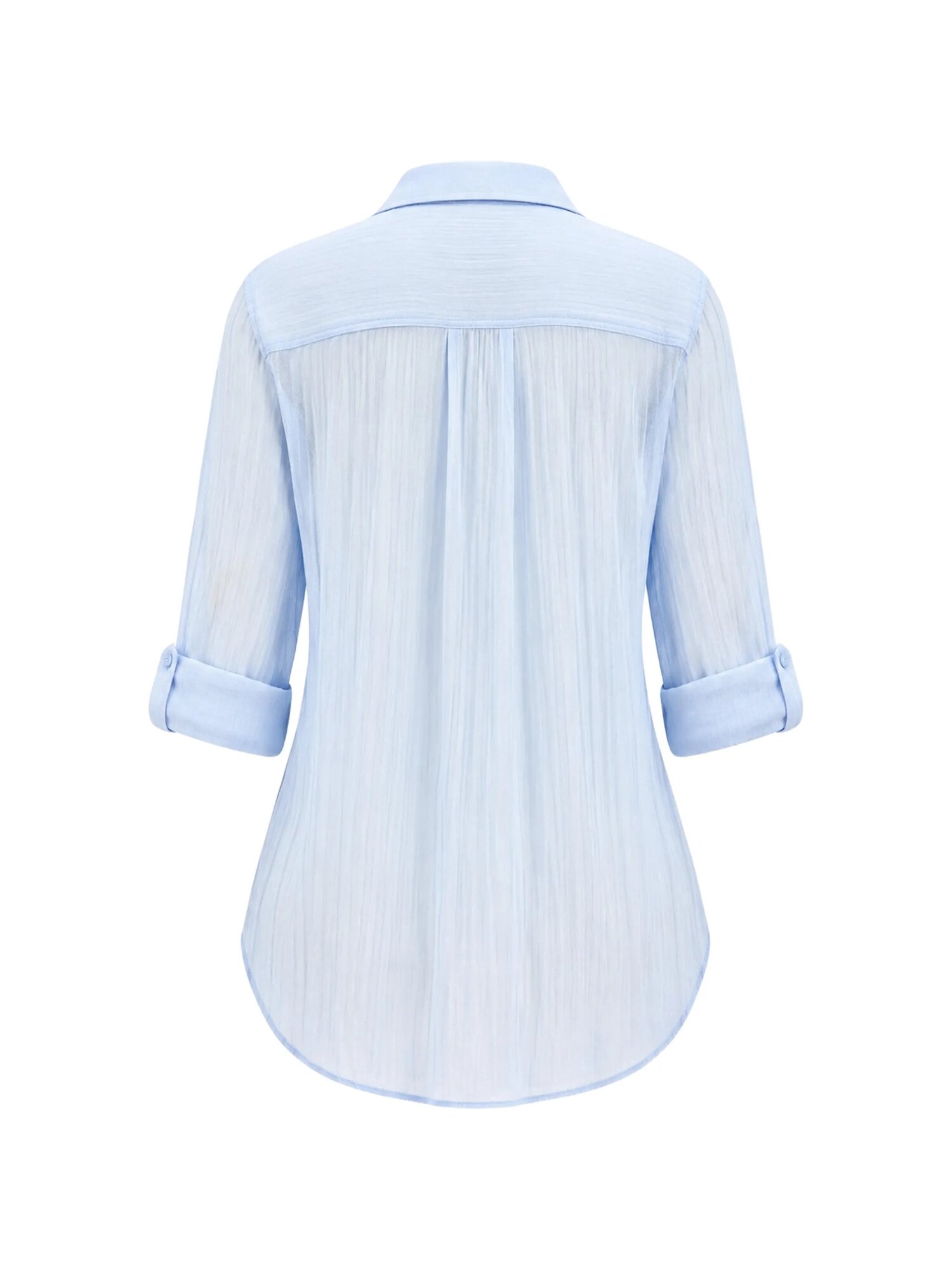 Рубашка Seafolly Breeze beach shirt, размер 42, синий — фото 1