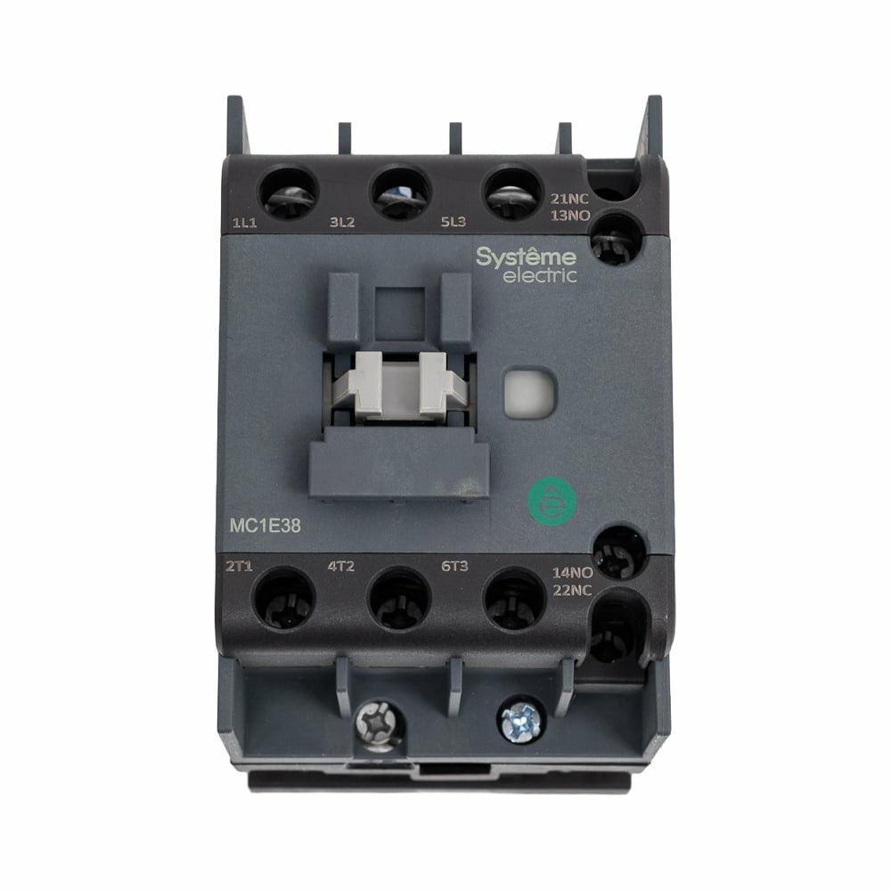 Контактор Systeme Electric MC1E 3п 38А кат. 220В/230В AC 1НО+1НЗ SE MC1E38M7