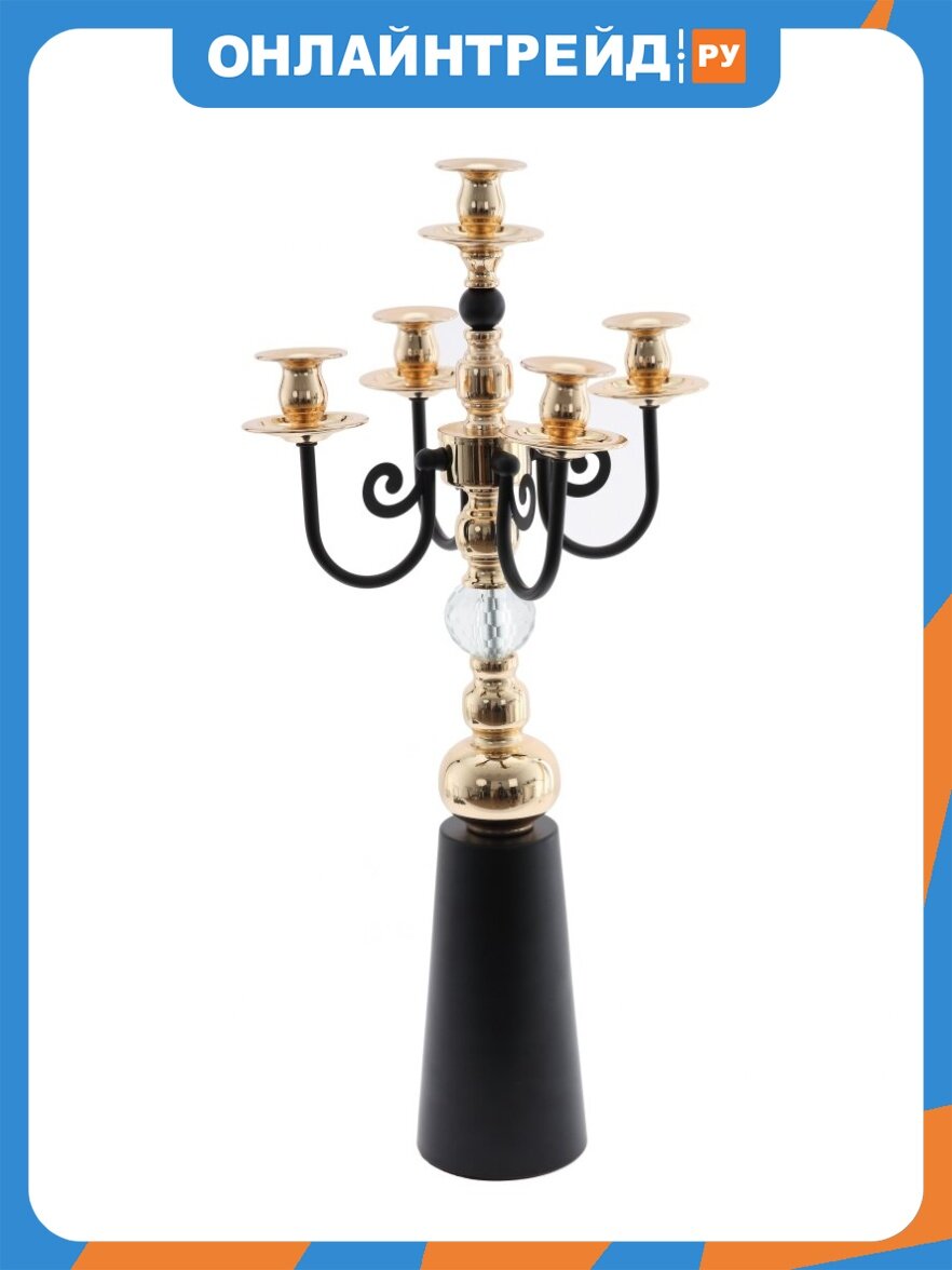 Подсвечник Remeco Collection для 5 свечей, L31,5 W31,5 H68 см (820085)