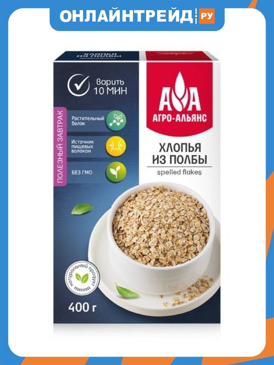 Хлопья Агро-альянс из полбы " 400 г