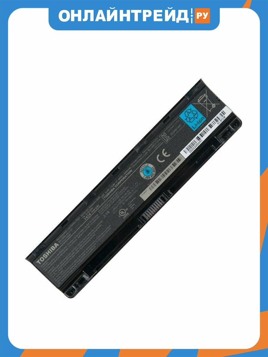 Аккумулятор для ноутбука Rocknparts для Toshiba Satellite C800, C840, C845, C850, C870, L830, L840, L850, L870, M840, P840, P850, P870, S845, S850, S870, Satellite P