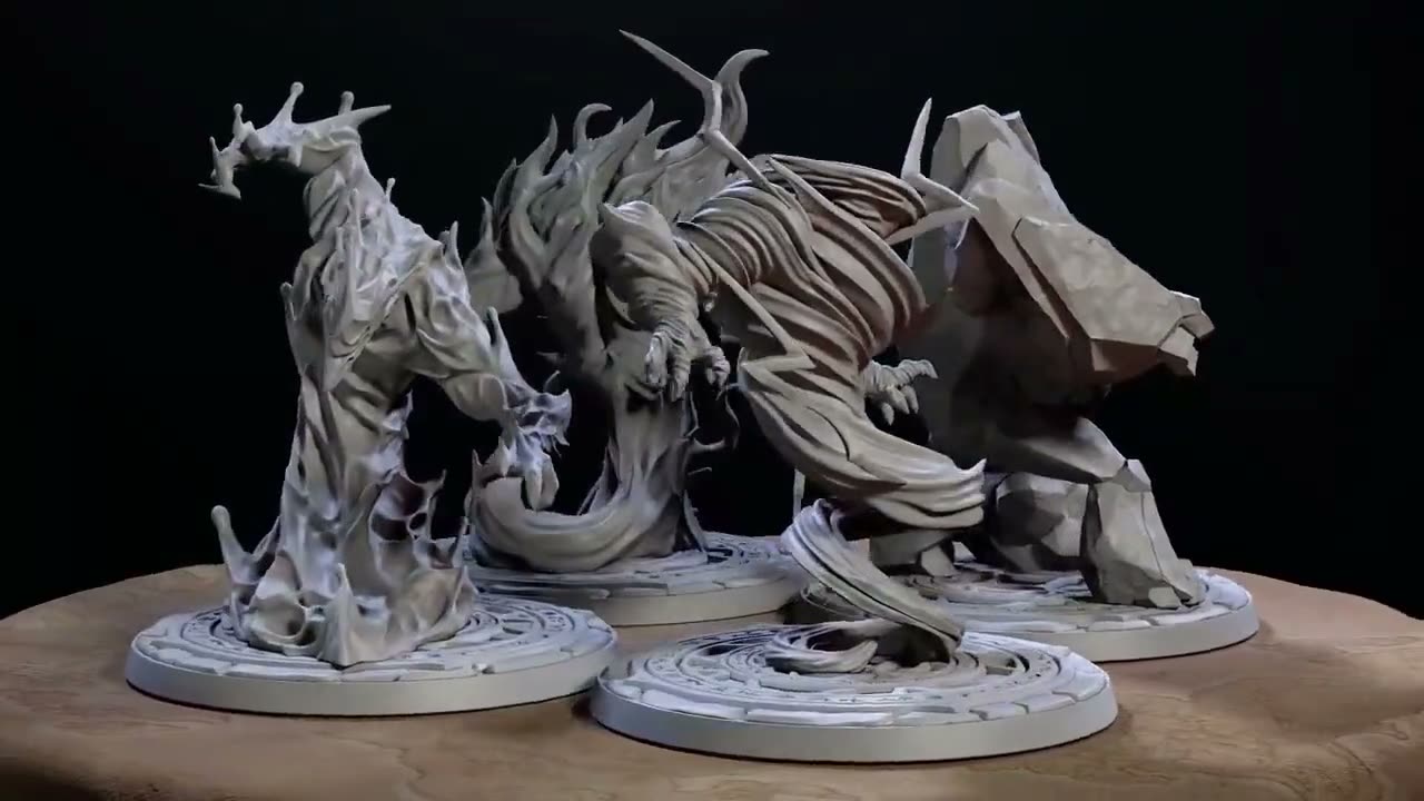Фигурки элементали для настольных игр DnD, Pathfinder — фото 1