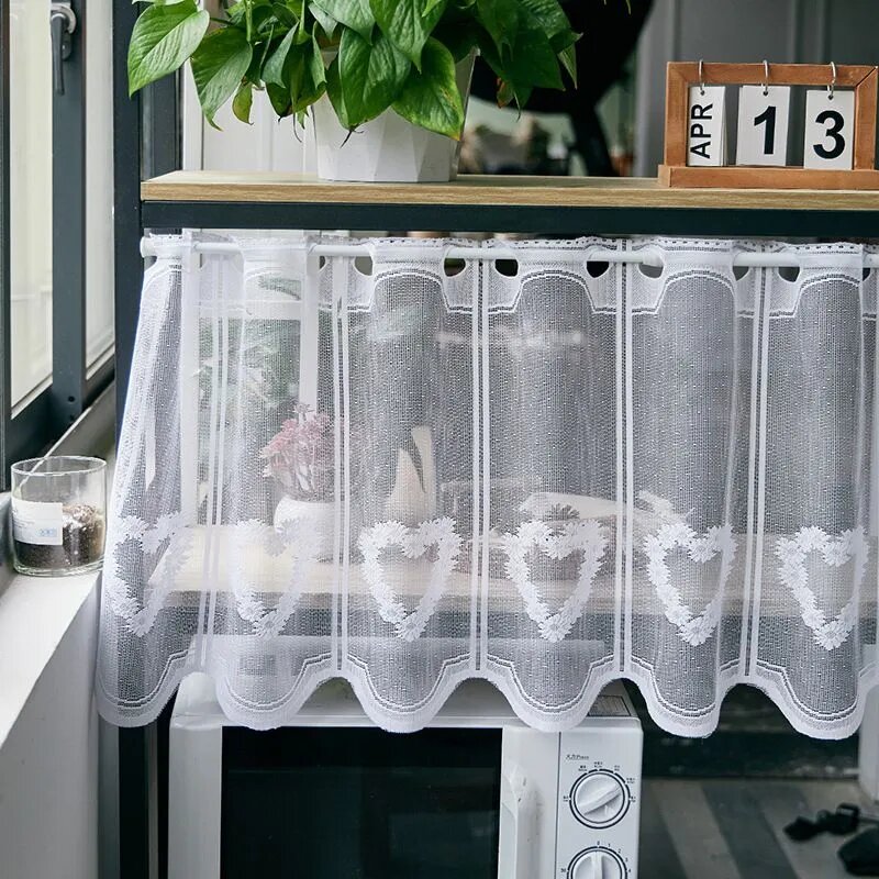 Тюль 150x45 см крепление Без крепления, белый