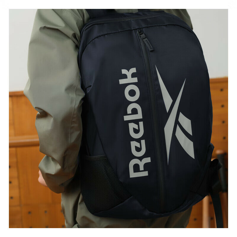 Рюкзак Reebok водонепроницаемый легкий с множеством отделений и дышащими регулируемыми ремнями Цвет：Синий