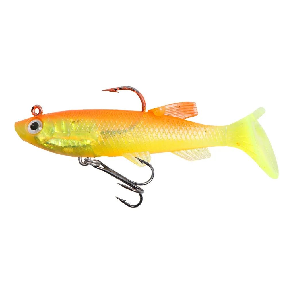 LUSHAZER Джиг-крючки Воблеры 9 г/12.5 г Orange white-80mm9g