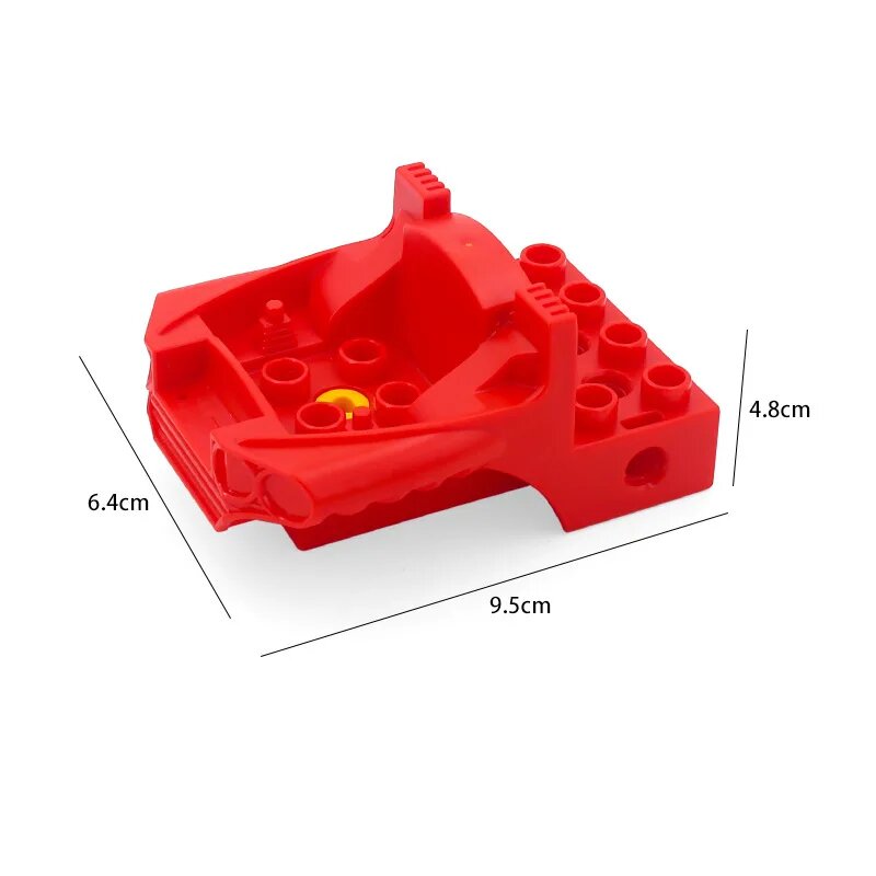 Механические строительные блоки PHILOPT 14+ Красный, Front red 1pcs