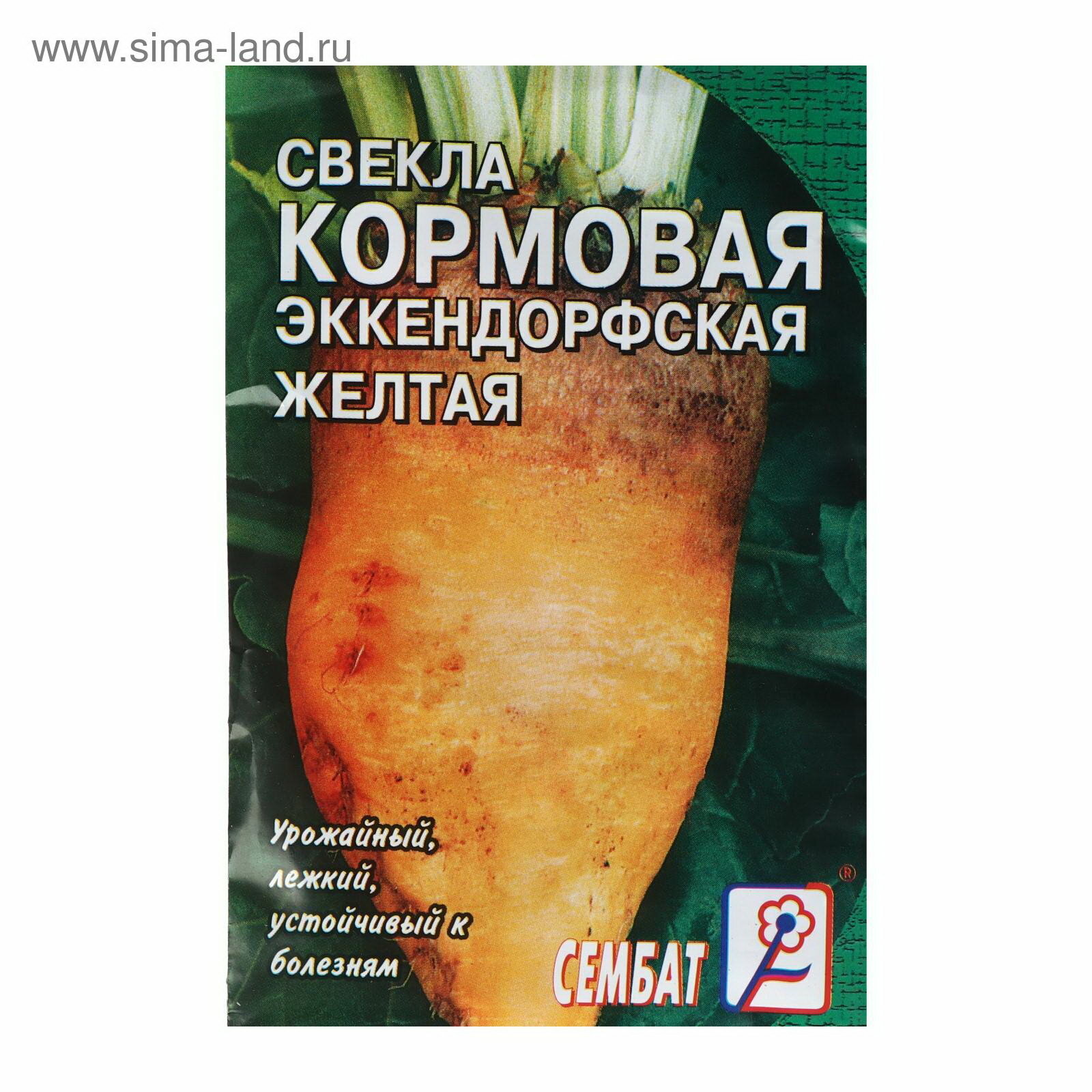 Семена Свекла "Кормовая" эккендорфская, желтая, 3 г, посев (посадка) в грунт: апрель, 10 шт.