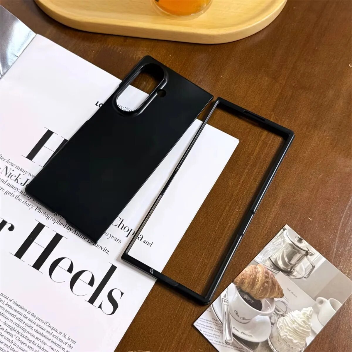 Черный матовый чехол Samsung Galaxy Z Fold7