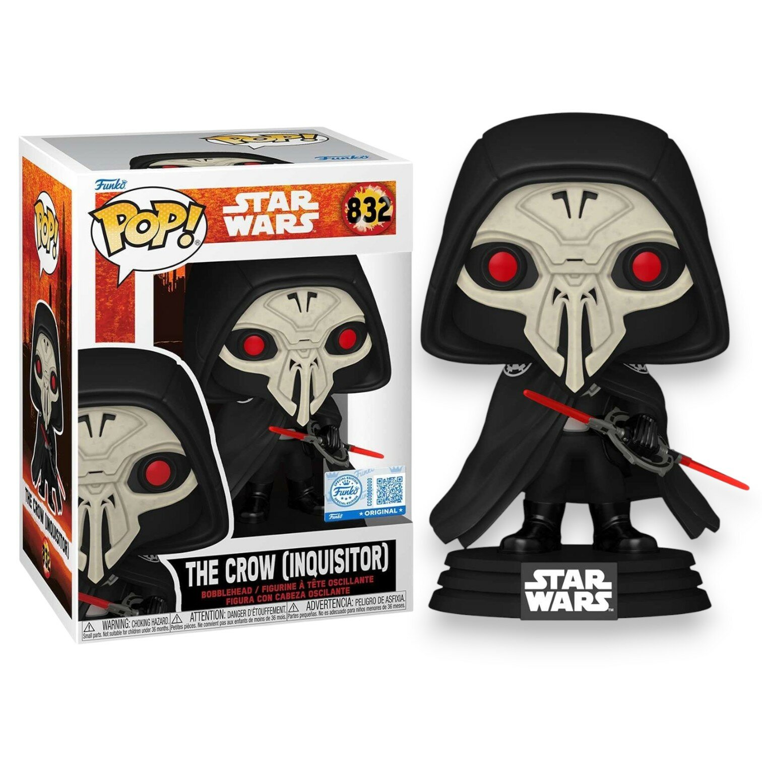 Фигурка Дарт Мол "Star Wars Maul Shadow Lord The Crow Inquisitor" Эксклюзив от Funko POP! 832