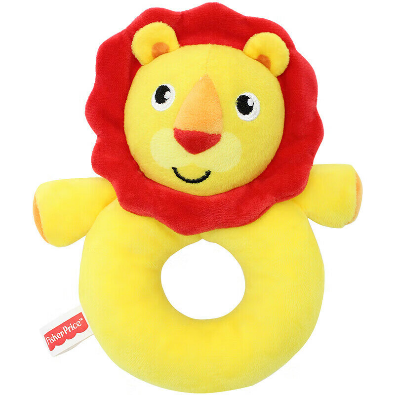 Кольцо-погремушка с львом Fisher-Price для младенцев 0-1 год подарок Цвет：Кольцо-погремушка с львом
