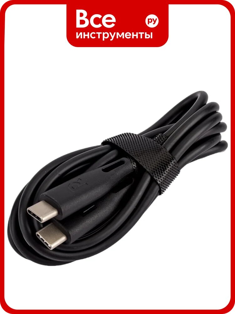 Кабель TopOn usb type-с - usb type-c 100w 150 см, черный 100 Вт, для ноутбуков