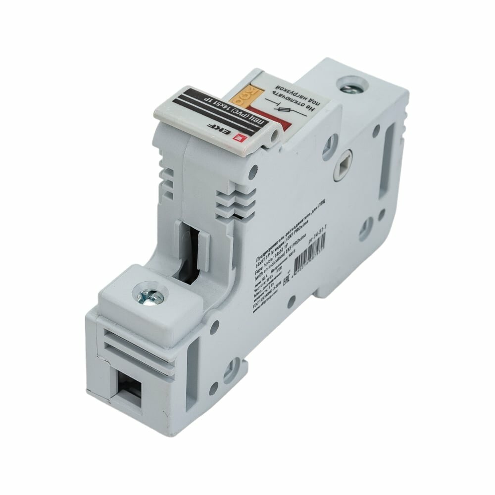 Предохранитель-разъединитель EKF для ПВЦ 14x51 1P с индикацией PROxima pr-14-51-1 — фото 1