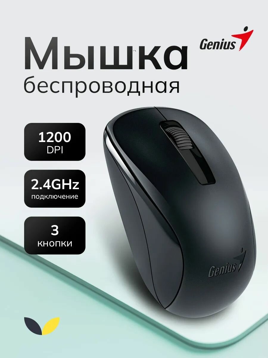 Мышь беспроводная для ноутбука, Genius NX-7005