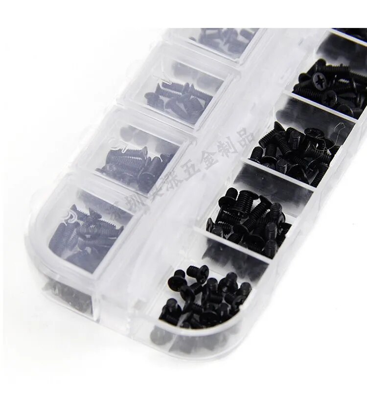 Набор винтов для ноутбука, для ПК, комплект 480 болтов, 24 видов (M1.4-M3 диаметр)