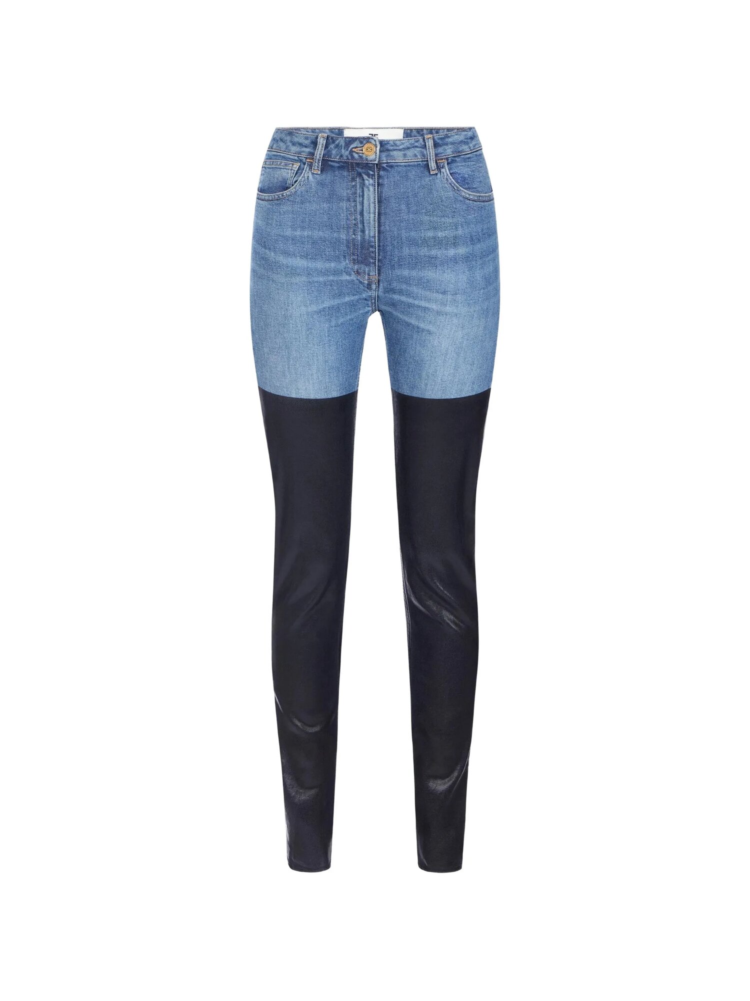 Джинсы Cigarette jeans with double texture 