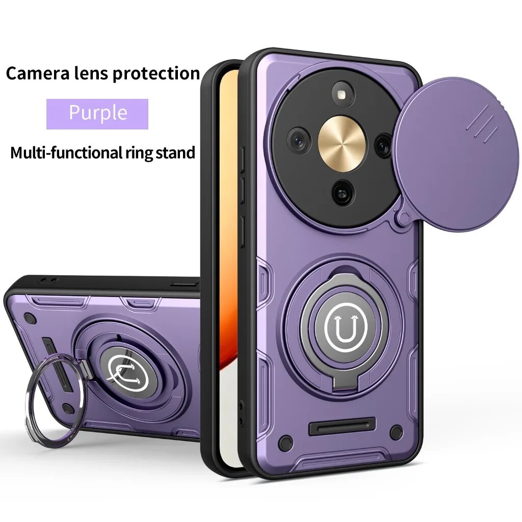360 ° Вращающийся Чехол-подставка С Откидной Крышкой Для HONOR Magic7 Lite Magic8 Pro X9d X9c X8b X8c X5c Plus 500 400 Smart