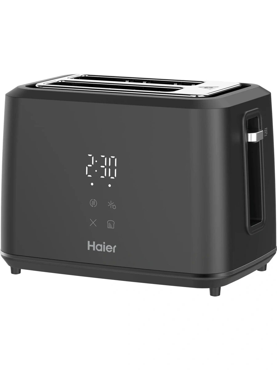 Тостер Haier HT-503 черный, 930Вт, отделений: 2 (FZ04C2D00RU)