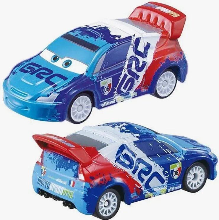 Машинка Disney Cars Рауль Заруль, металлическая, масштаб 1/55, 7 см, для детей от 7-9 лет — фото 1
