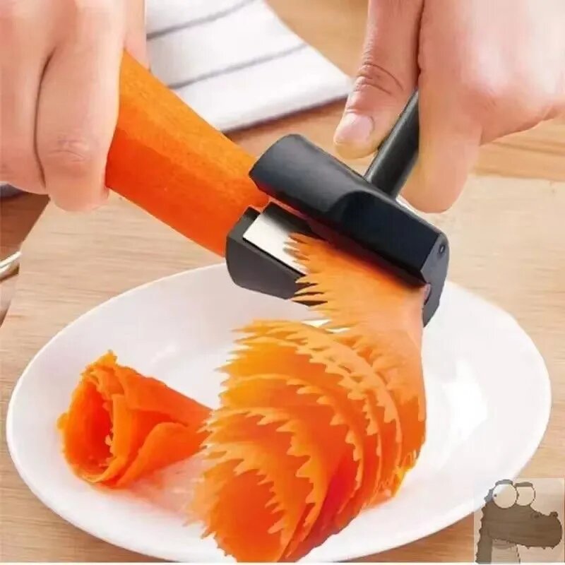 Овощной Спиральный Воронкорез / Спиральный Нож Для Кухни / Нож Для Карвинга