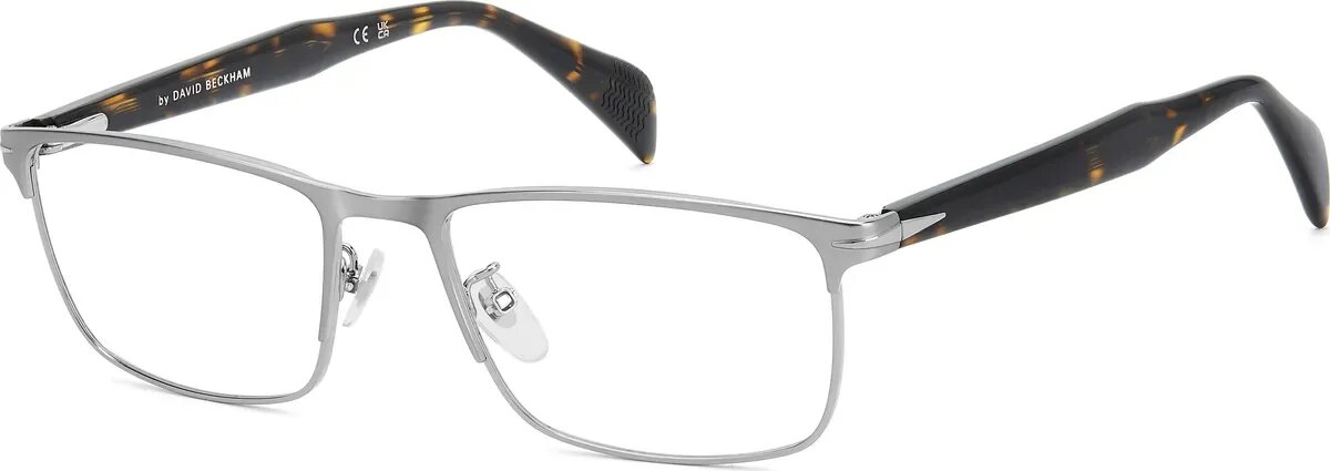Оправа David Beckham DB 1209 50L, тип оправы ободковая, материал оправы металл, пол мужские, форма оправы прямоугольная