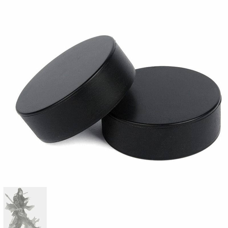 Игровой мяч для флорбола из PU, черный, 75 25 мм, 21 г