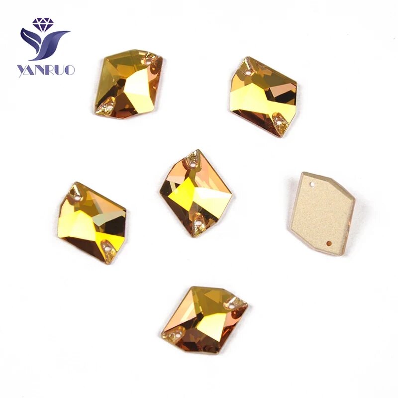 Стразы YANRUO 16x20mm, цвет SSHI, 9шт