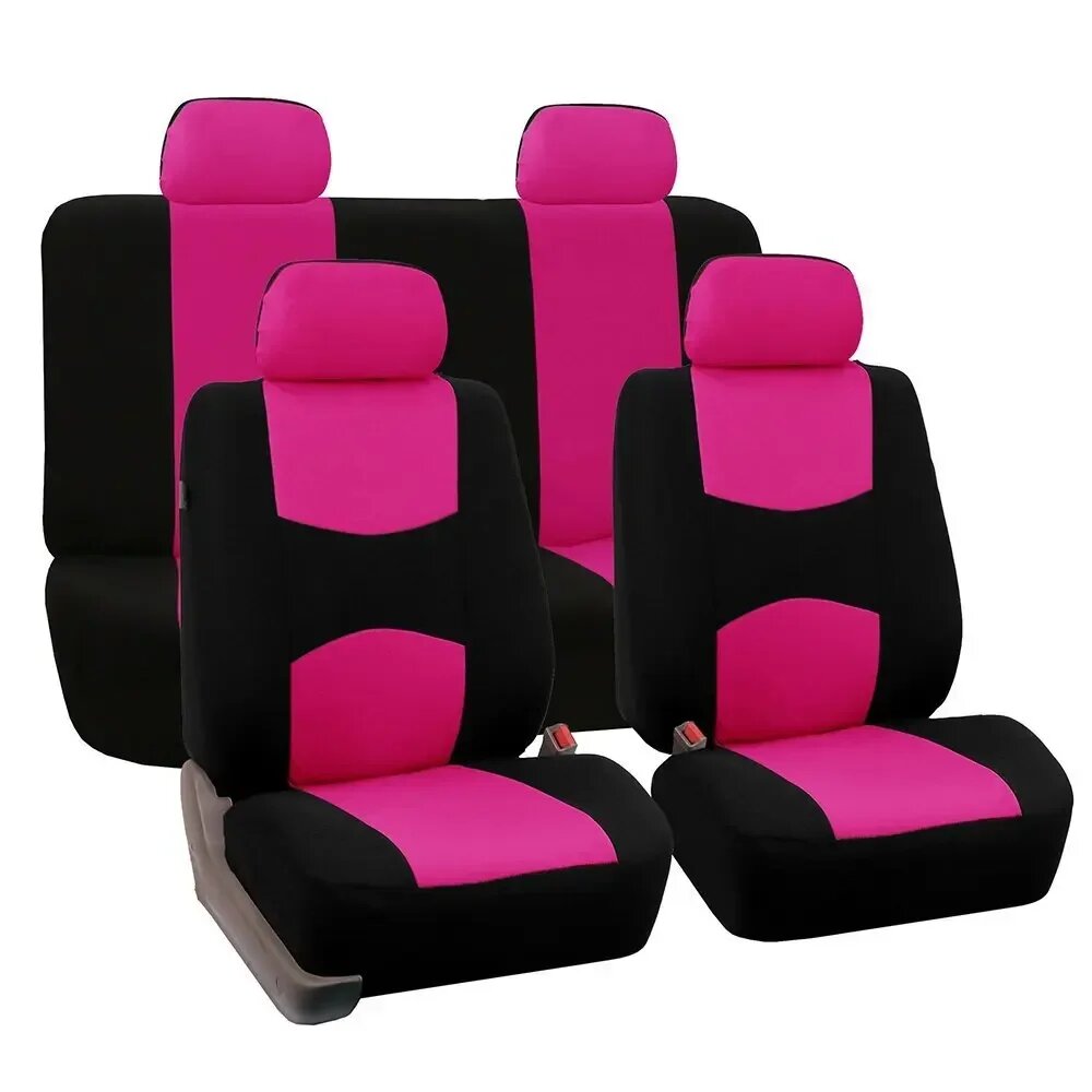 2/5 тканевые чехлы на автомобильные сиденья для Renault Scenic Koleos Laguna ZT06-5Seats-rose red