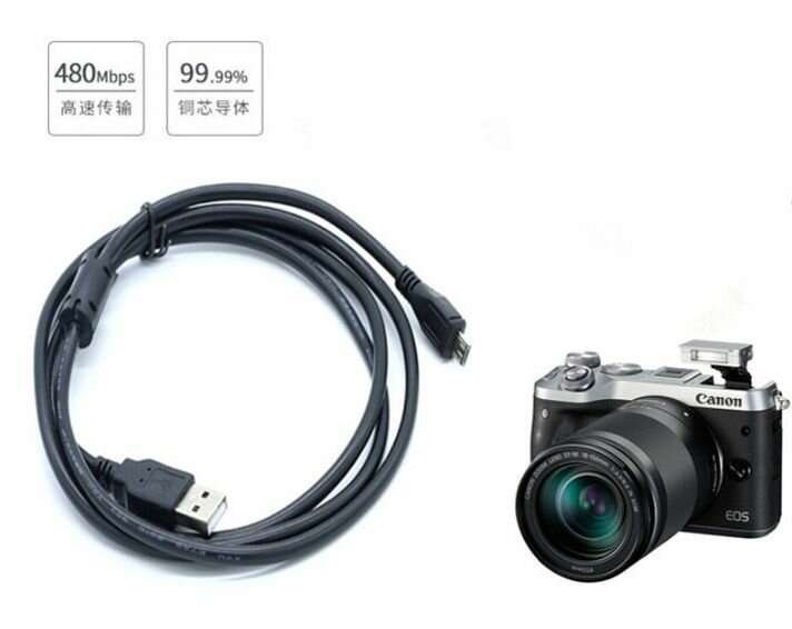 Кабель для передачи данных для камер Canon Micro EOS M M2 M3 M5 M10 G10 G11 G12 G1X