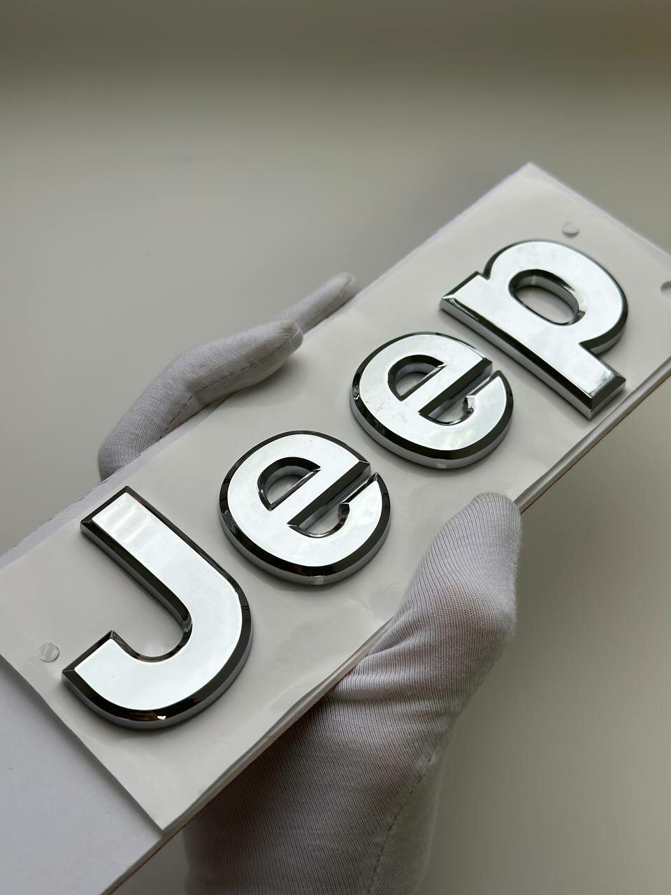 Надпись Jeep 170*50 мм, эмблема, шильдик, значок Джип на автомобиль