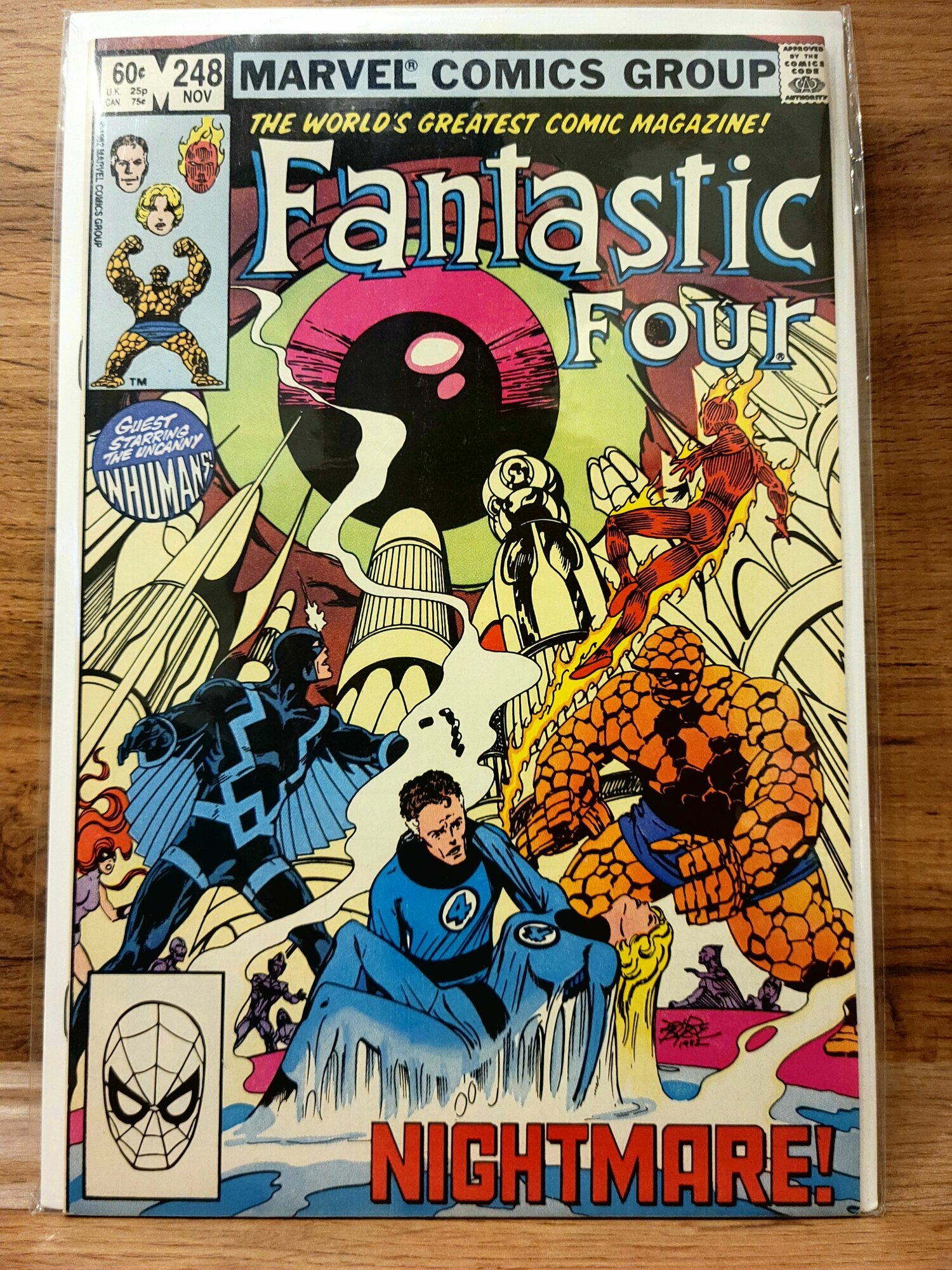 Раритетный Комикс Fantastic Four #248. 1982 Год. Оригинал!