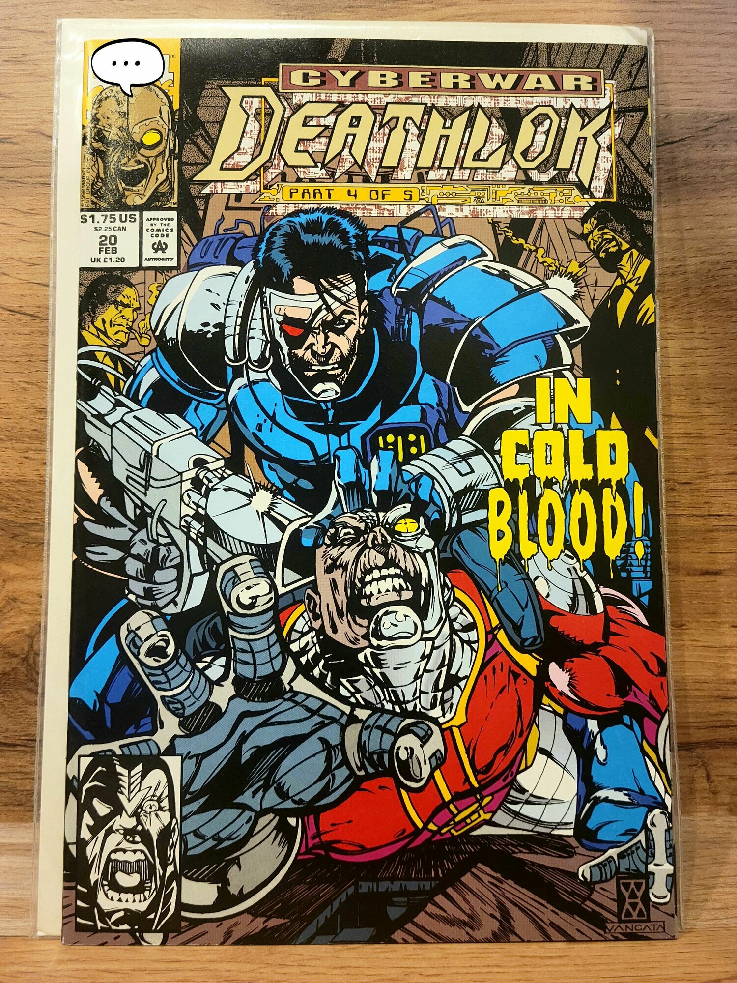 Ретро Комикс Deathlok #20. 1992 Год. Оригинал!