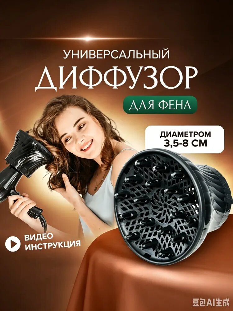 Диффузор для фена насадка универсальная для кудрявых и волос