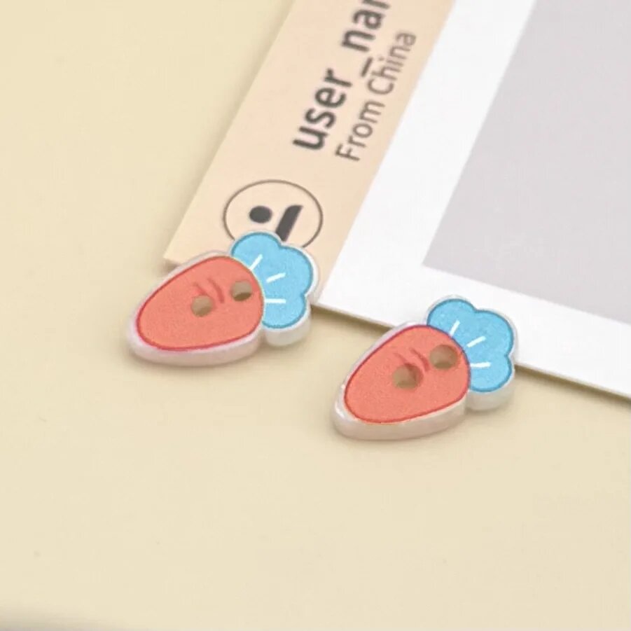 Набор пуговиц из резины 10 шт. 50pcs